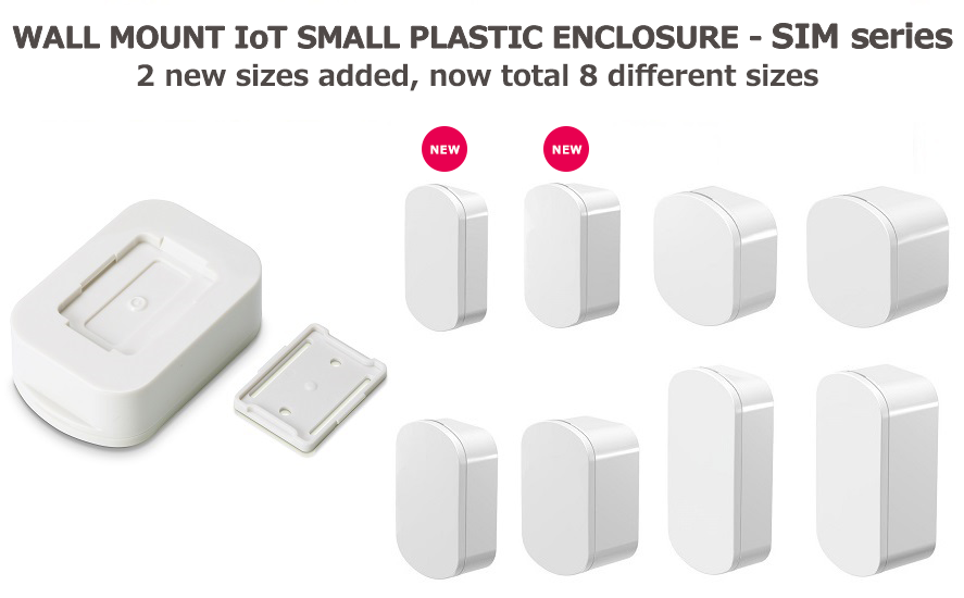 3 NEW SIZES ADDED on SMALL IoT PLASTIC CASE / WALLMOUNT SMALL IoT CASE ...